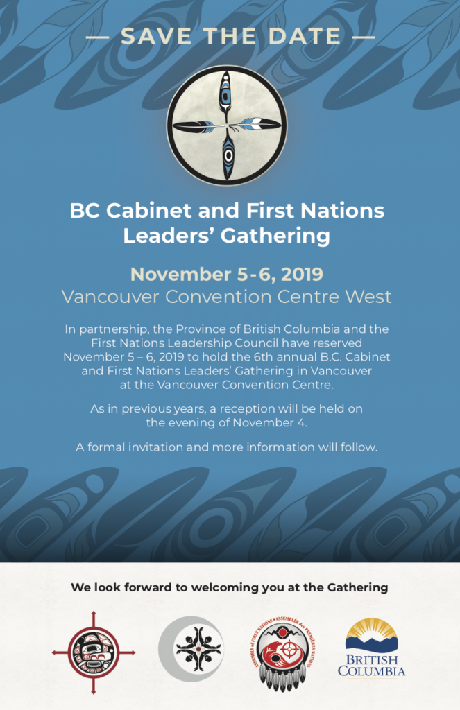 BC Cabinet and First Nations Leaders’ Gathering | British Columbia ...
